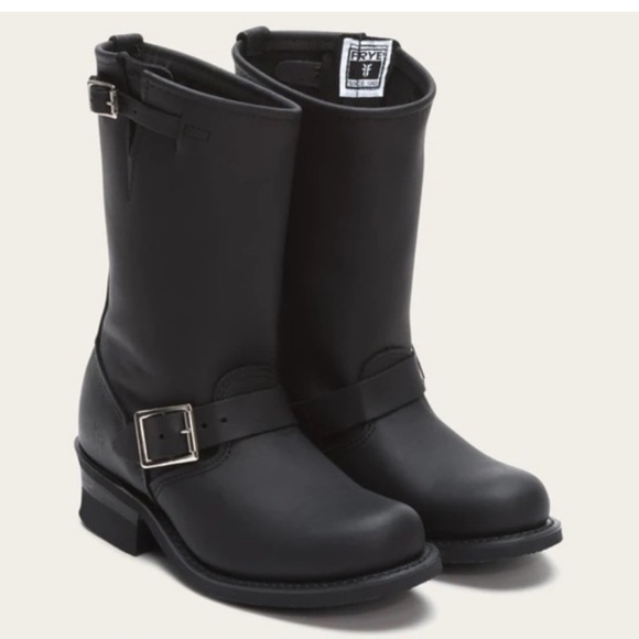 Frye | Shoes | Frye Engineer Black Boot Size 95 | Poshmark